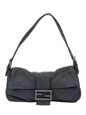 Fendi Baguette Shoulder Bag - Grey