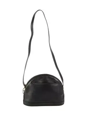 Dior 1990s Leather Shoulder Bag - Black