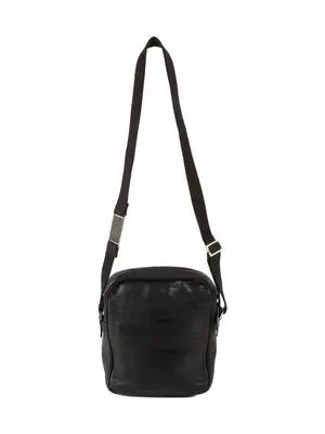 Dior 2000s Leather Shoulder Bag - Black