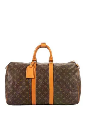 LOUIS VUITTON 50 Keepall Duffle Bag - Brown