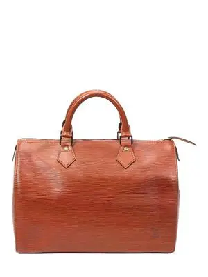 LOUIS VUITTON 1990 Speedy 30 Tote Bag - Brown