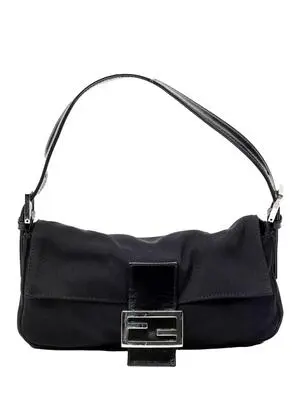 Fendi Baguette Shoulder Bag - Black