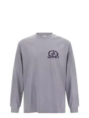 Gramicci Logo-print Long-sleeve Sweatshirt - Purple