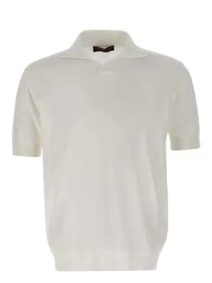 FILIPPO DE LAURENTIIS Ribbed T-shirt - White