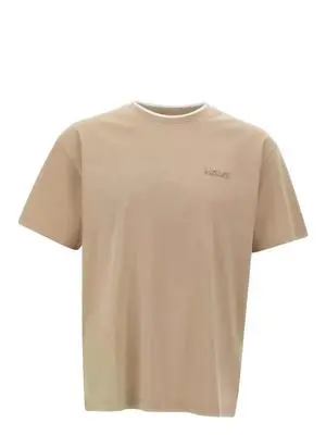 Mackage Logo-appliqué T-shirt - Neutrals