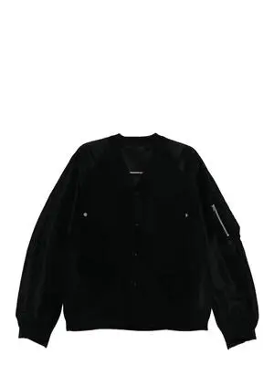 Sacai Cotton Zip Jacket - Black