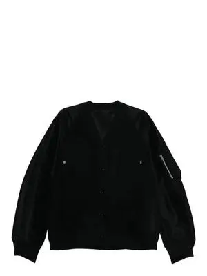 Sacai Cotton Zip Jacket - Black