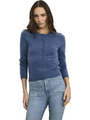 Veronica Beard Daro Cashmere Cardigan - Blue