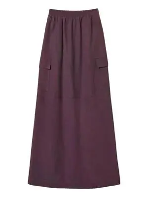 TWINSET A-line Cargo Skirt - Purple