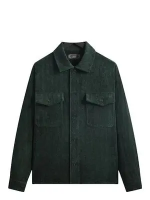 Kith Herringbone Velour Henson Buttondown - Stadium