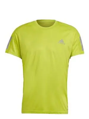 Adidas Own The Run T-shirt - Acid Yellow