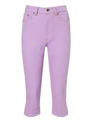 VERSACE High-Rise Capri Jeans