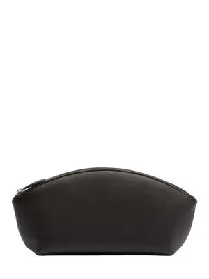 THE ROW Melinda Leather Clutch - Brown