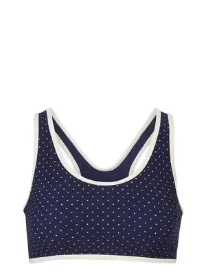 The Upside Spellbound Jade Polka-dot Sports Bra - Blue