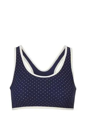 The Upside Spellbound Jade Polka-dot Sports Bra - Blue