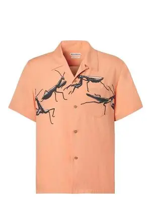 JW Anderson Printed Bowling Shirt - Orange