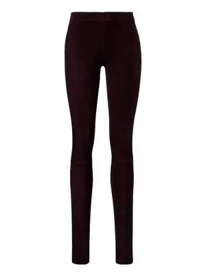 Stouls Carolyn Suede Leggings Brown