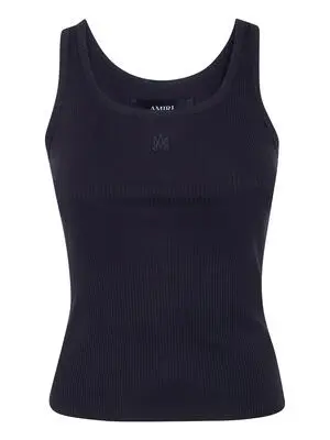 Amiri Ma Embroidery Tank Top - Black