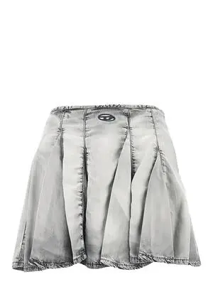 DIESEL De Spiki Fsi” Mini Skirt - Gray