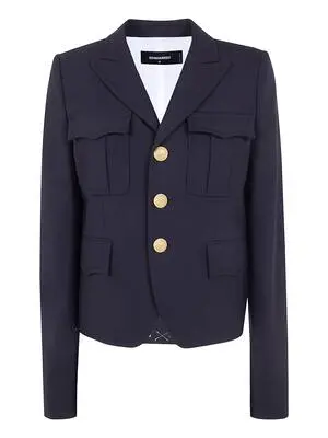 Dsquared2 Uniform Jacket - Black