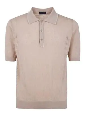 Tagliatore Classic Polo Shirt - Beige