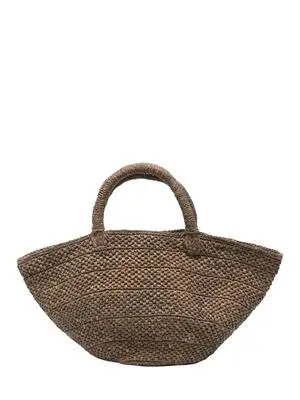 IBELIV Ela" Raffia Shoulder Bag - Brown