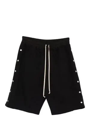 Rick Owens Wide Pusher" Shorts - Black