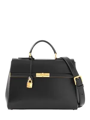 Dolce & Gabbana Marlene Leather Shoulder Bag - Black