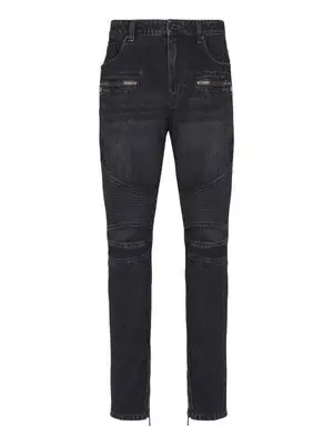 Balmain Cotton Jeans - Black