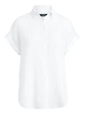 RALPH LAUREN Linen Short Sleeve Shirt