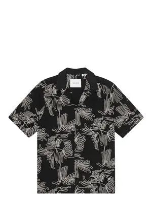 LES DEUX Liam Aoe Flower Shirt