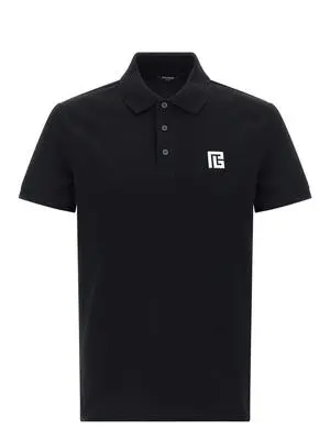 BALMAIN Cotton Polo Shirt