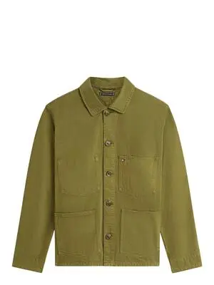 Tommy Hilfiger Workwear Style Jacket With Flag - Green