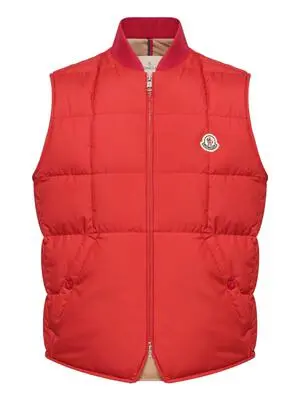 Moncler Elberton Padded Vest - Red
