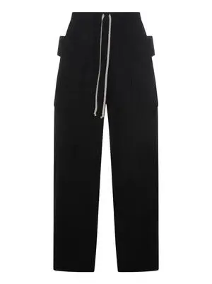 Rick Owens Creatch Cargo Pants - Black