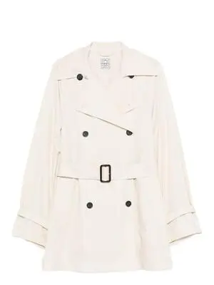 TOTEME Cotton Trench Coat - White