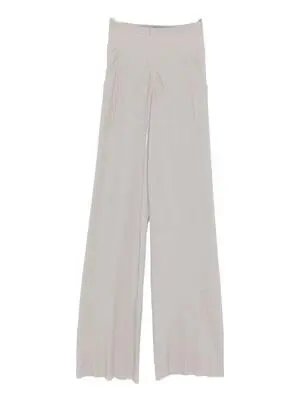 Rick Owens Silk Blend Trousers - White