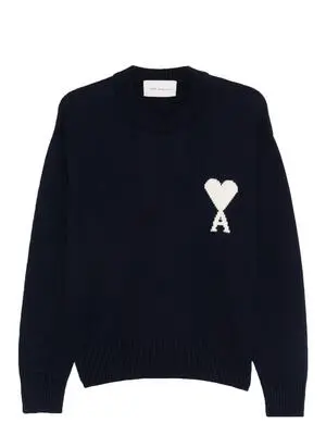 Ami De Coeur Wool Sweater - Blue
