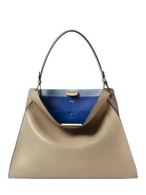 Fendi Large Way Tote Bag Grey