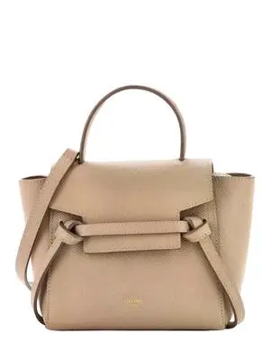 Celine Belt Bag Textured Leather Pico - Neutrals