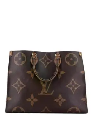 LOUIS VUITTON Onthego Reverse Monogram Giant Gm Tote Bag - Brown