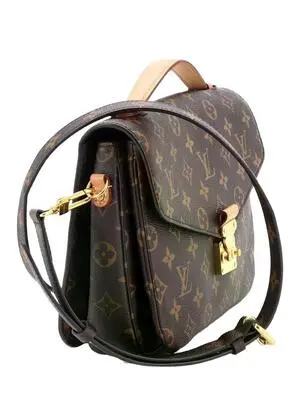 LOUIS VUITTON Pochette Metis Monogram Canvas Crossbody Bag - Brown