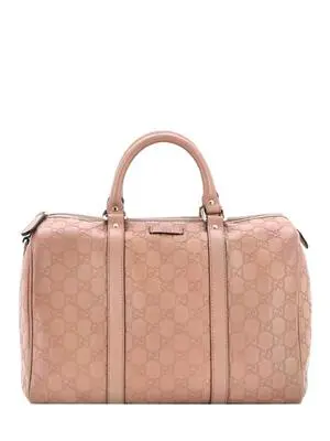 Gucci Joy Boston Bag Sima Leather Medium Handbag - Neutrals