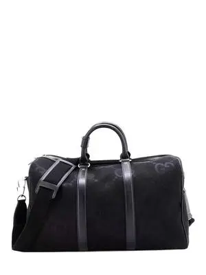 Gucci Duffle Bag Jumbo Gg Canvas Small - Black