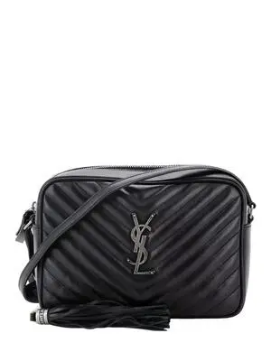 SAINT LAURENT Lou Camera Bag Matelasse Chevron Leather