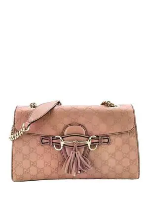 Gucci Emily Chain Flap Medium Shoulder Bag - Neutrals