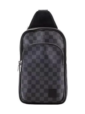 LOUIS VUITTON Avenue Sling Bag Damier Graphite - Black