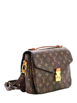 LOUIS VUITTON Pochette Metis Monogram Canvas - Brown