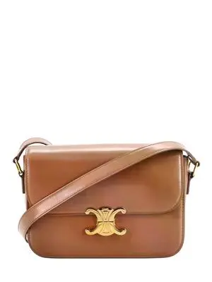 Celine Triomphe Medium Shoulder Bag - Brown