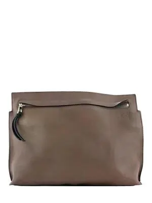 Loewe T Messenger Large Crossbody Bag - Brown